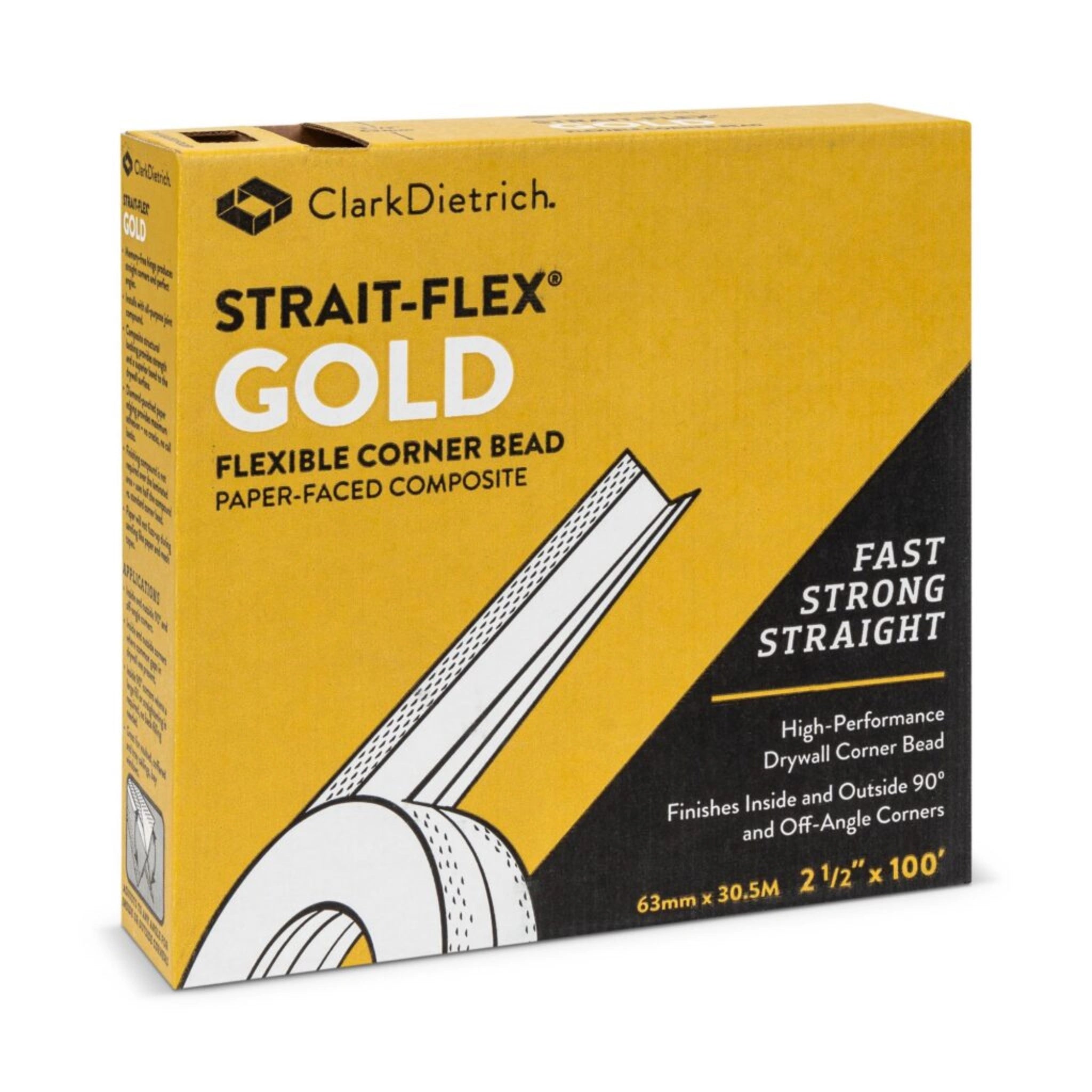 Strait-Flex GOLD aluminium betétes kompozit gipszkarton élvédő 30 m ...
